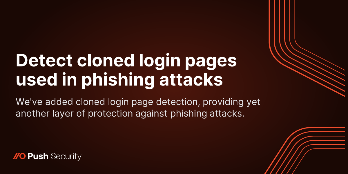 Detect cloned login pages used in phishing attacks