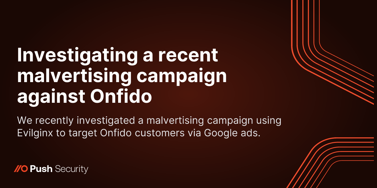 Investigating a recent malvertising campaign against Onfido