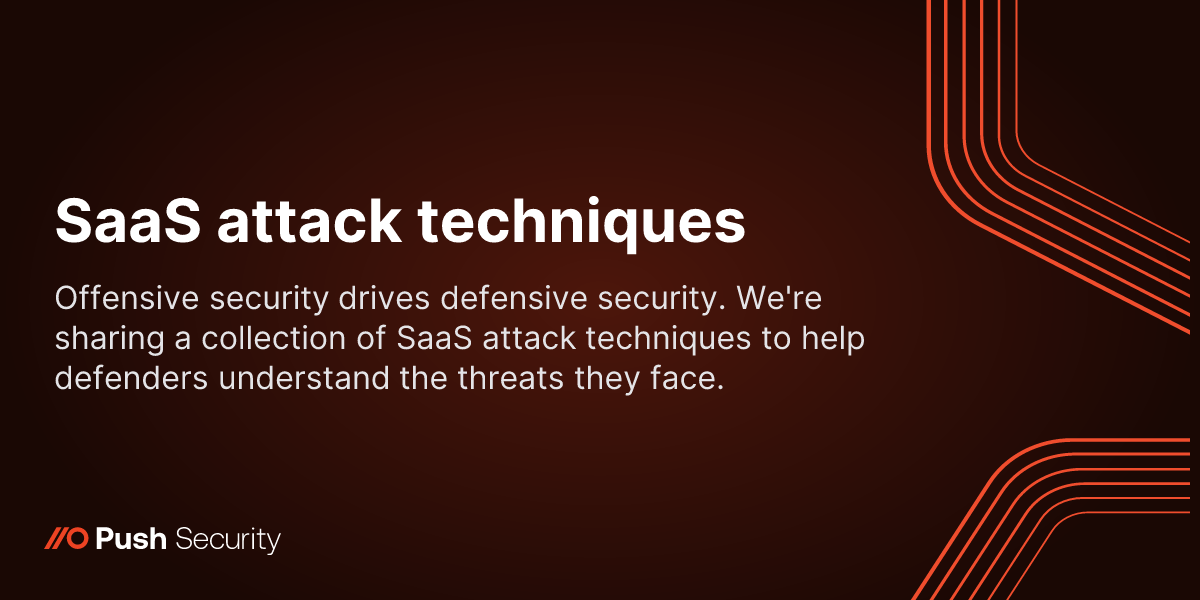 SaaS attack techniques
