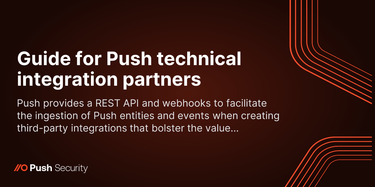 Guide for Push technical integration partners