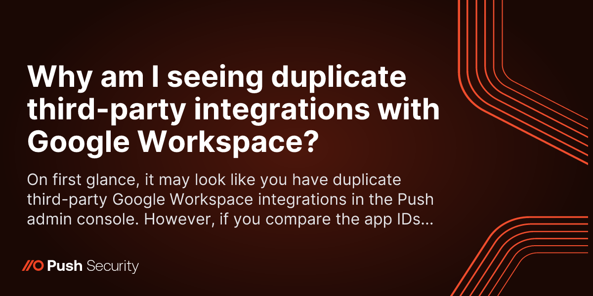 Why am I seeing duplicate third-party integrations with Google Workspace?
